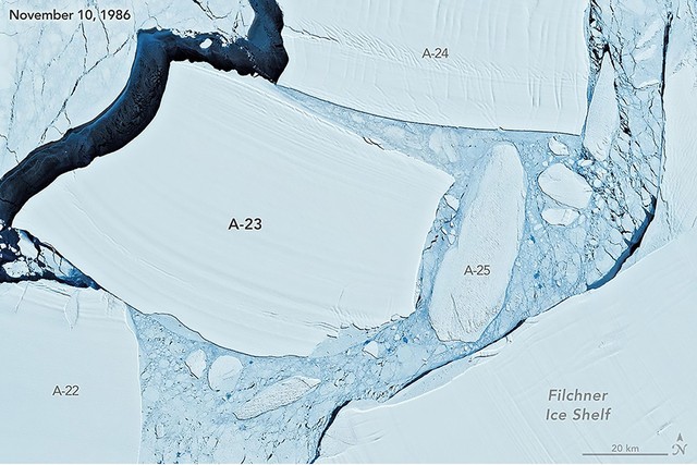 'Maior iceberg do mundo', A-23A se desmanchou no oceano, afirma Nasa