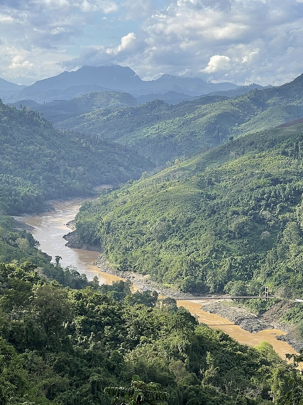Salween Flusskarte