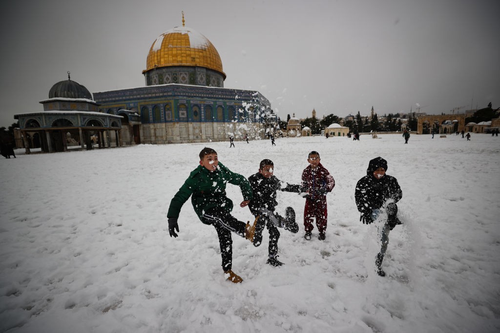 Tempestade de inverno Elpis cobre Jerusalém de neve; veja fotos | Clima ...