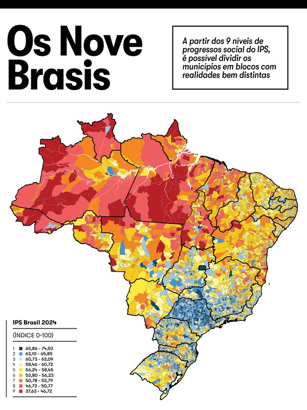'Os 9 Brasis': índice inédito mapeia qualidade de vida no Brasil