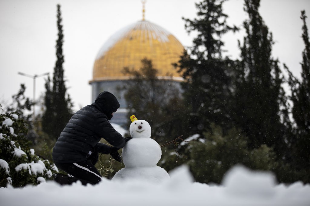 Tempestade de inverno Elpis cobre Jerusalém de neve; veja fotos | Clima ...
