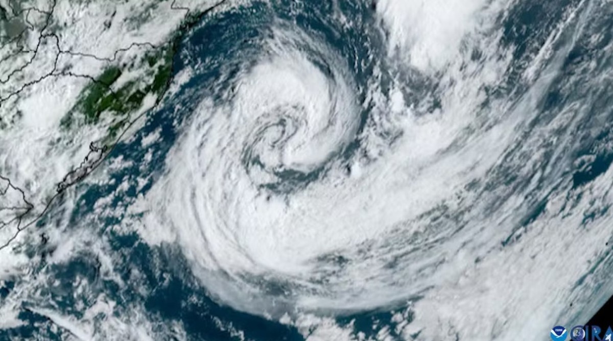 Tempestade tropical que avança pelo Sul é considerada um fenômeno raro ...