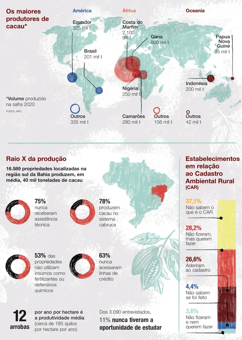 Dia mundial do chocolate: sistema cabruca pode levar o Brasil à ...