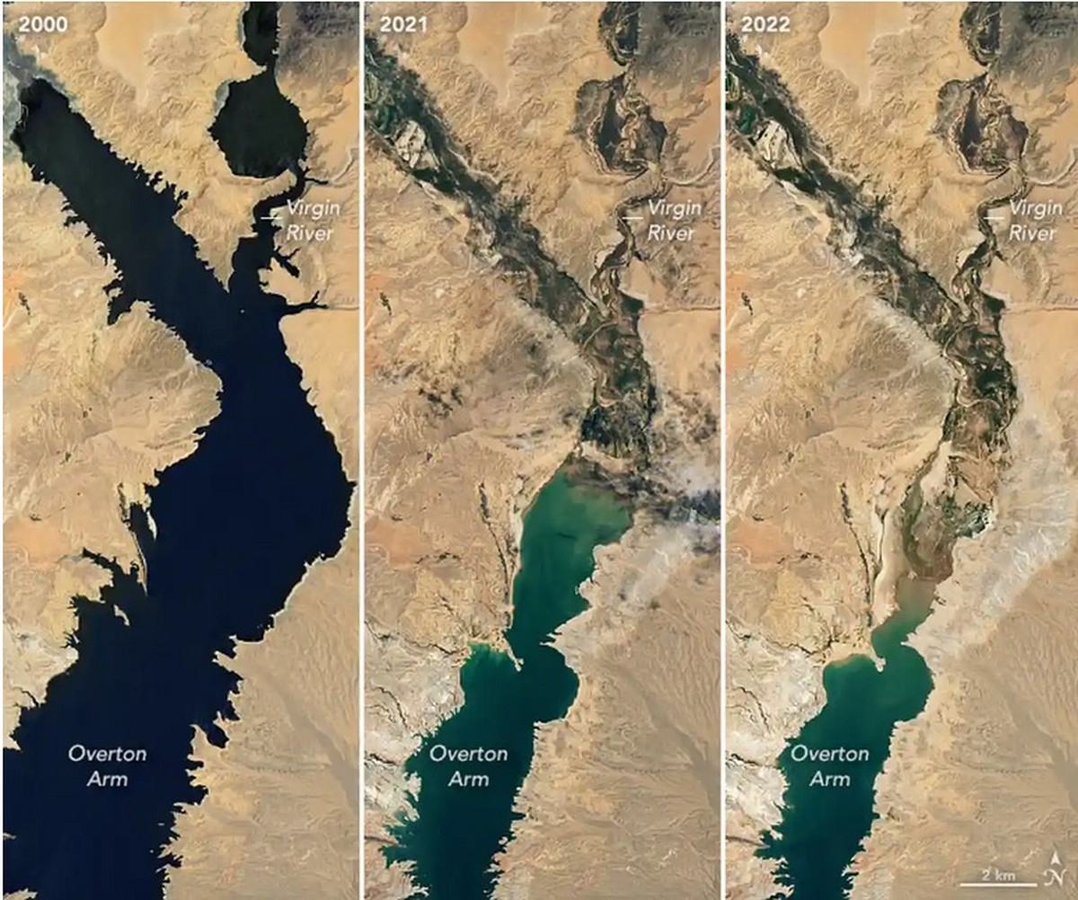 Novas imagens da Nasa mostram dimensão da seca nos EUA e impressionam