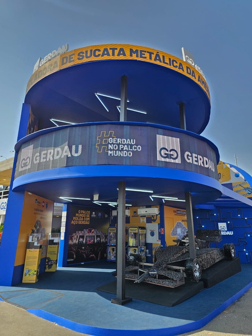 Gerdau leva aço 100% reciclável para palco do Rock in Rio Brasil 2024