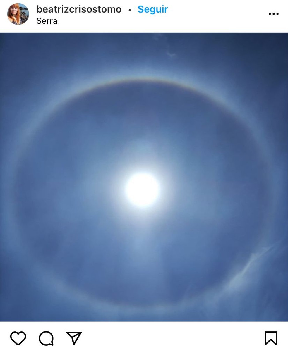 Cidades do Rio de Janeiro são surpreendidas com 'Halo Solar' no céu e ...